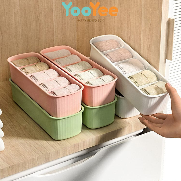 Jual Yooyee Storage Underwear 5 Sekat / Tempat Pakaian Dalam | Shopee ...