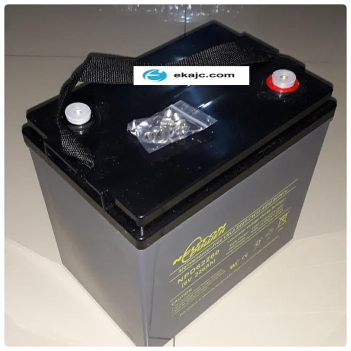 Jual Aki Accu Battery NEWTON POWER AGM NPD62260 6V226 AH ~ Aki TROJAN ...