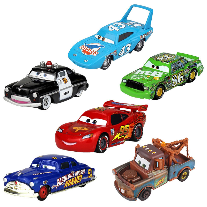 Jual Disney Pixar Cars 2 3 Lightning McQueen Piston Cup Frank Mater 1: ...