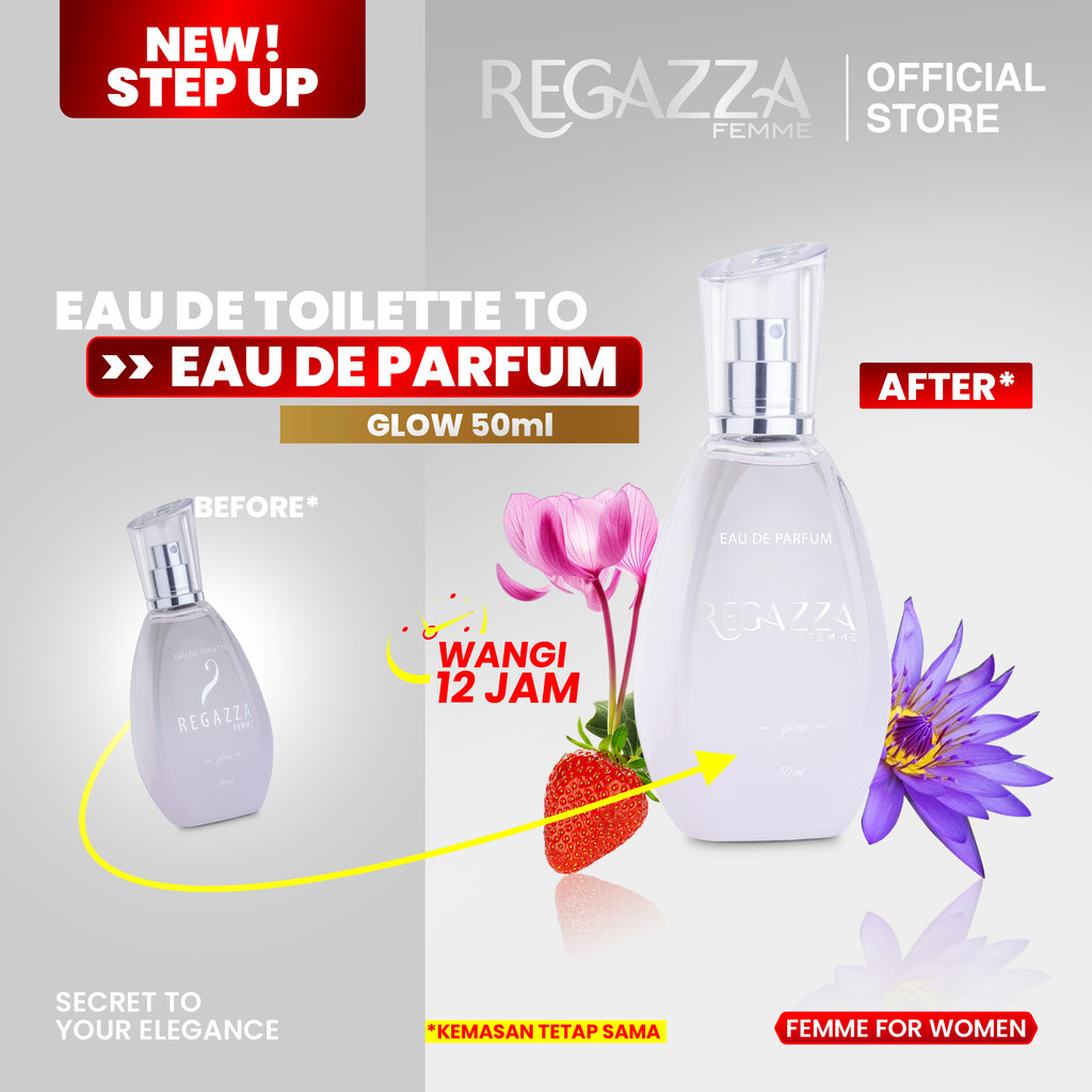 Jual Regazza EDT Glow (White, 50ml) | Shopee Indonesia