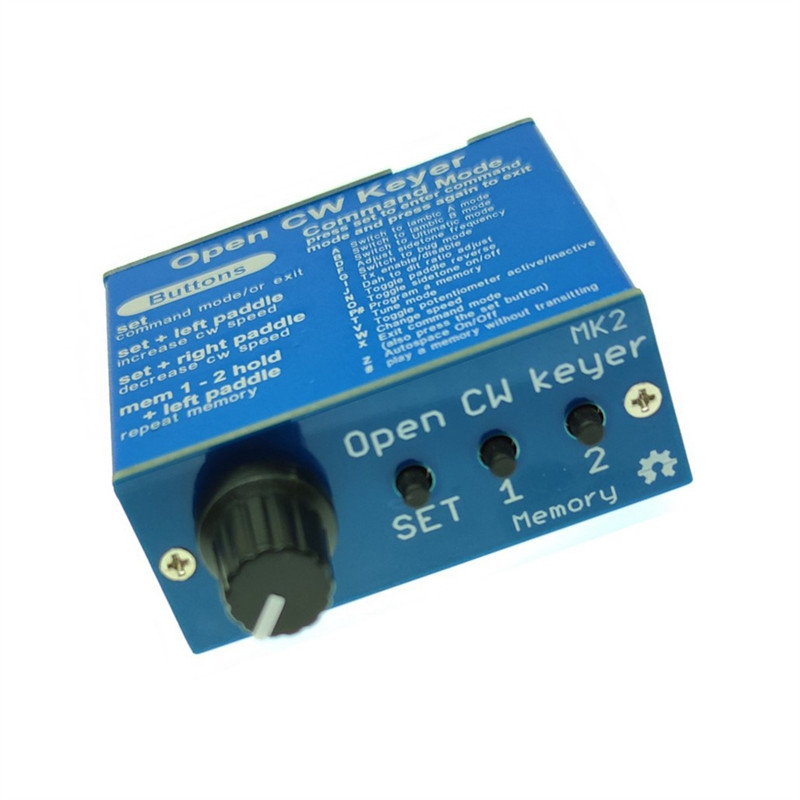 Jual NEW Open CW Keyer MK2 Finished with Aluminum Shell CW Keyer MK2 ...