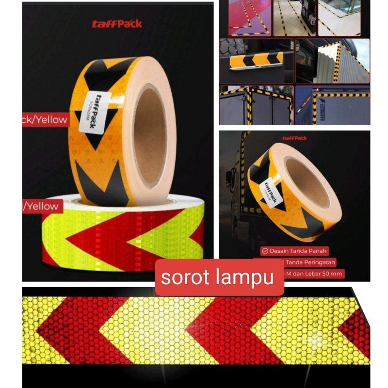 Jual stiker reflektor stiker pemantul cahaya lebar 5 cm HARGA PER METER ...
