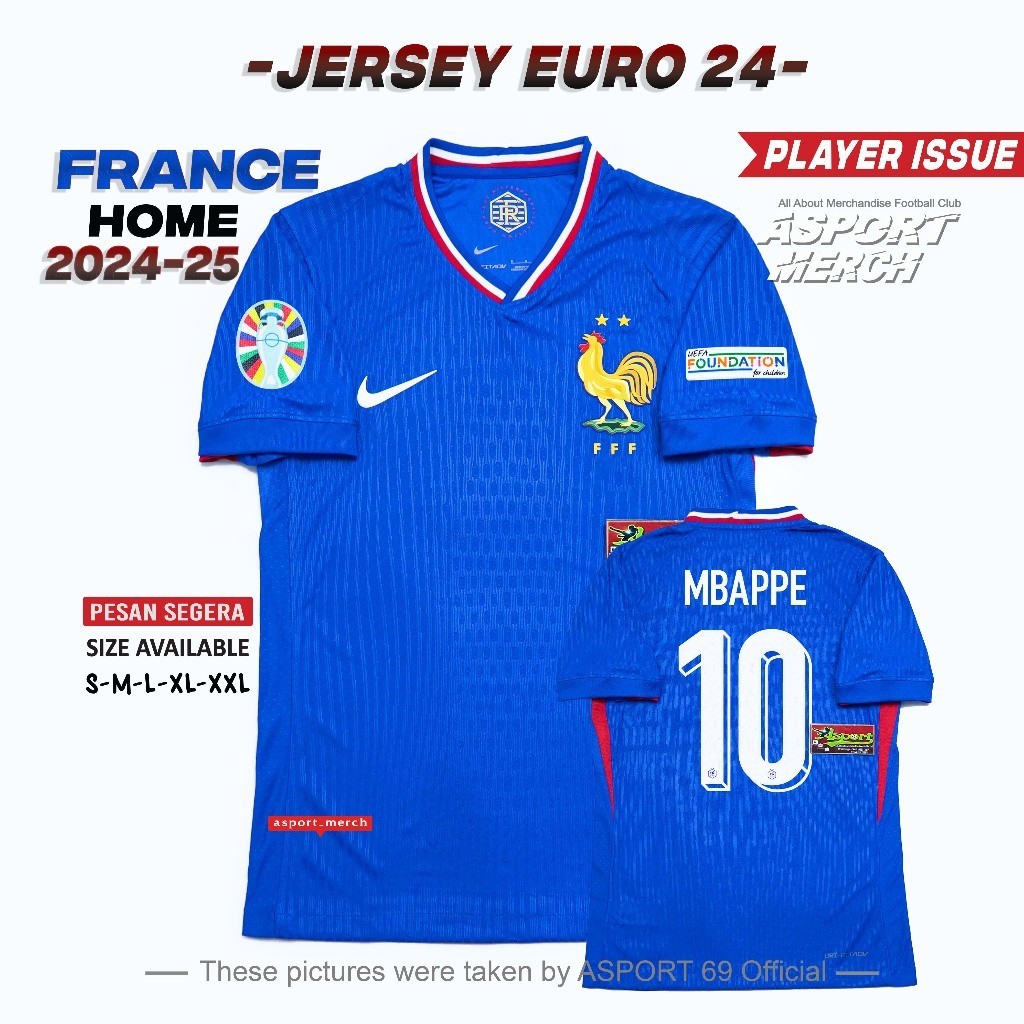 Jual JERSEY PERANCIS 2024 TERBARU PLAYER ISSUE JERSEY BOLA FRANCE HOME ...