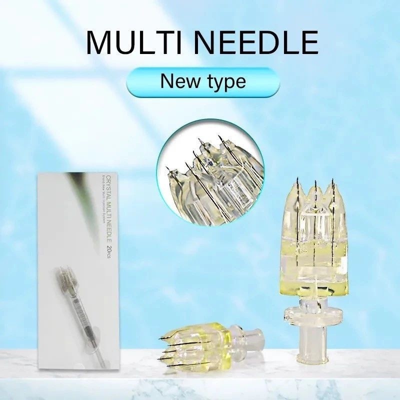 Jual ez injector jarum 5pin crystal meso multi needle 5pin for skin ...