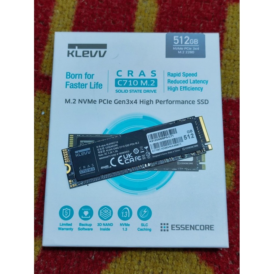 Jual KLEVV CRAS C710 512GB NVMe PCIe 3.0 SSD M.2 2280 Gen 3 x 4 ...