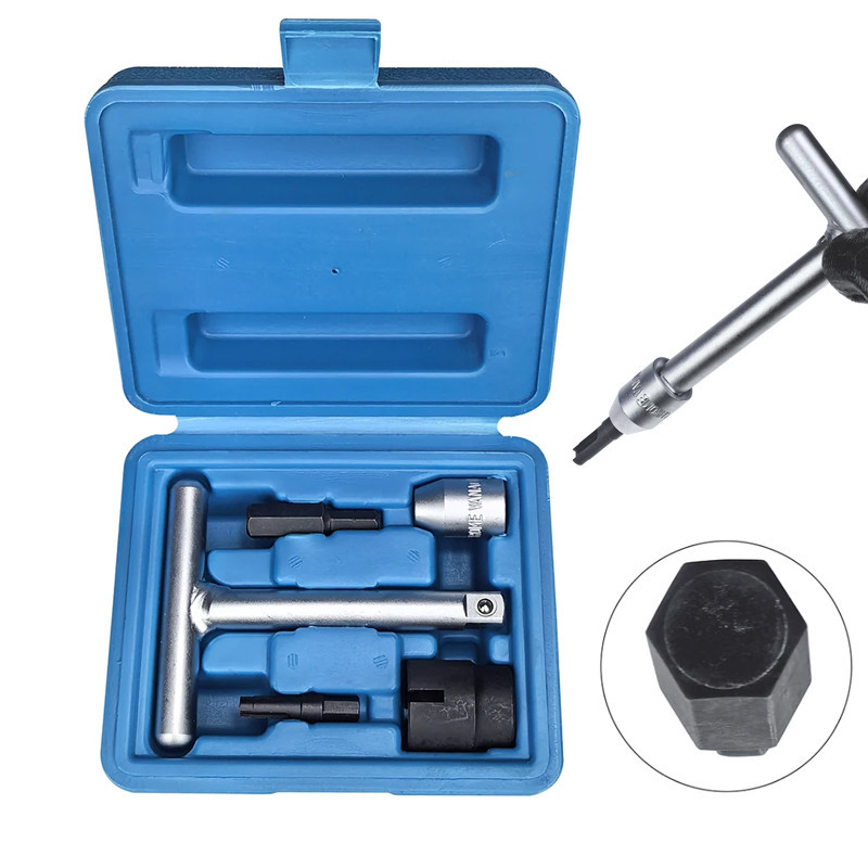 Jual 5Pcs 1/4" & 3/8" Removal Engine Oil Pan Drain Pipe Plug ...