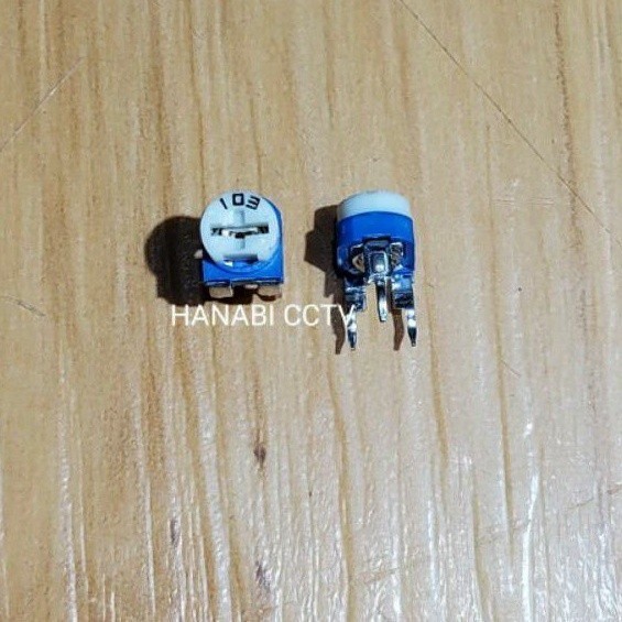 Jual Trimpot 10K ( 103 ) Trimpot Trimmer Variable Vertical Vr Blue ...