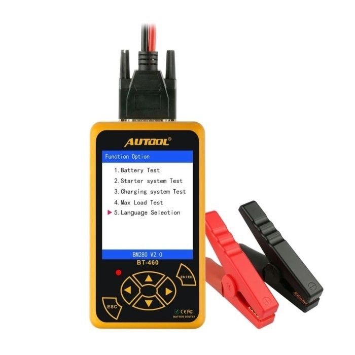 Jual AUTOOL BT-460 Battery Tester Lead-acid AGM GEL 12V 24V truck ...