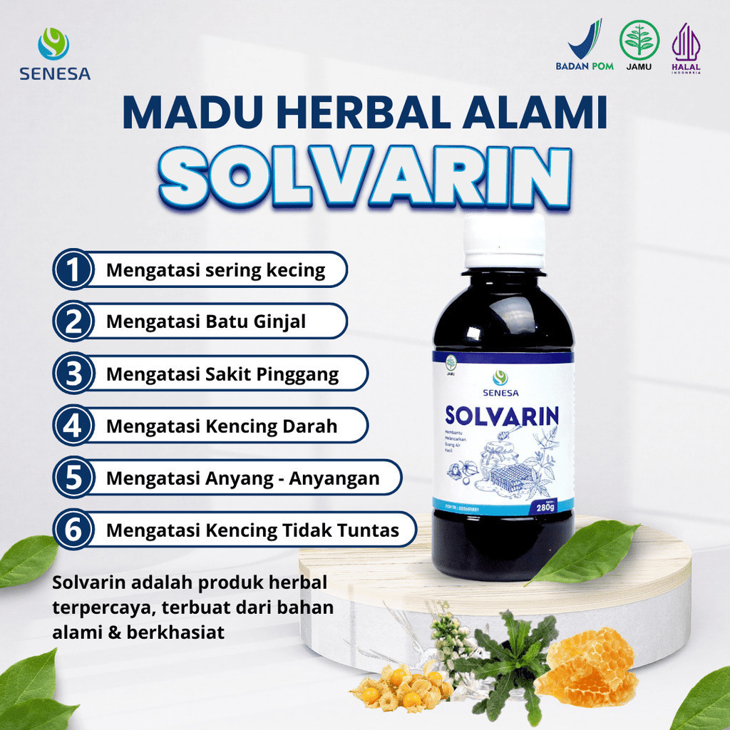 Jual Madu Solvarin Original Solusi Alamiah untuk Kesehatan Ginjal ...