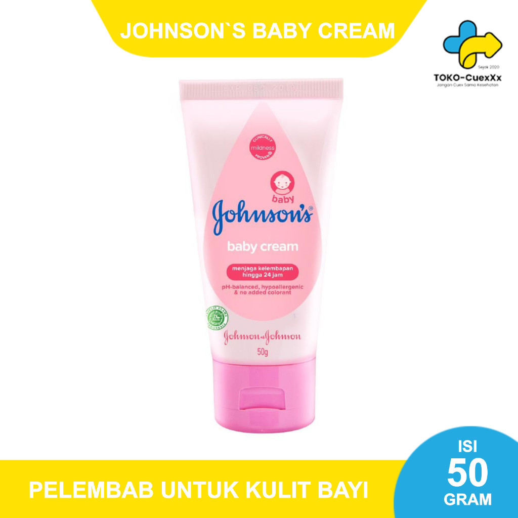 Jual JOHNSONS BABY CR 50GR | Shopee Indonesia