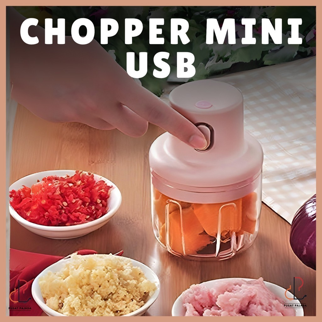 Jual Blender Portable Mini Chopper Usb 250ml Penggiling Penghalus ...