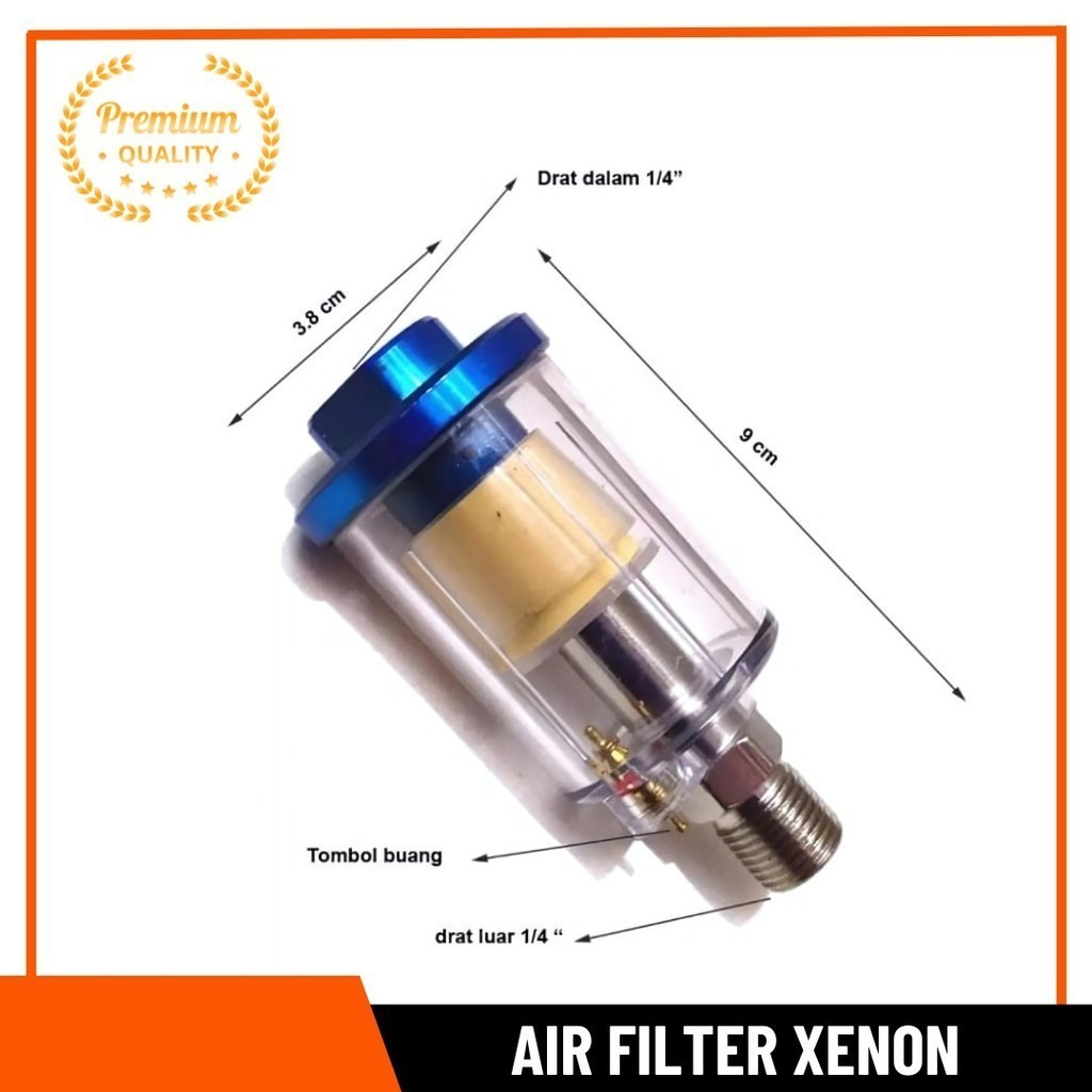 Jual Filter Air Udara Kompresor XENON Air Water Separator Filter Anging ...