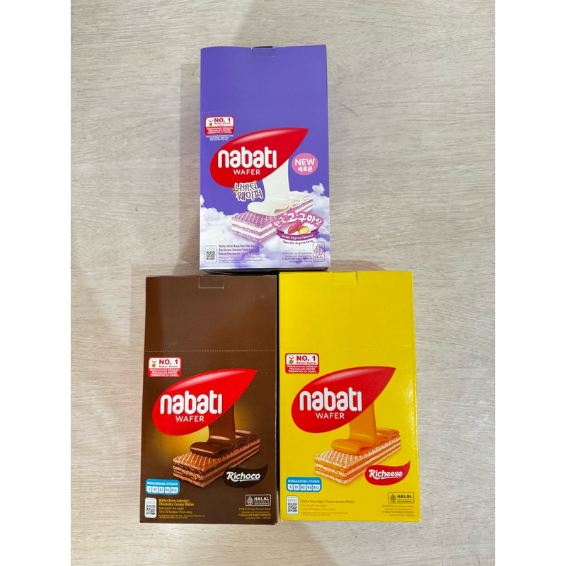 Jual { PERBOX } Nabati Wafer 132gr | Nabati Wafer Renyah Isi 20 + 2 ...