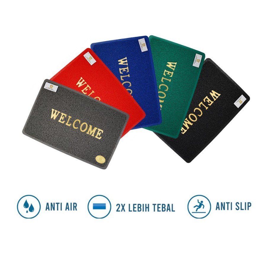 Jual KESET WELCOME LANTAI Karpet MIE bihun BERBAGAI WARNA ANTI SLIP ...