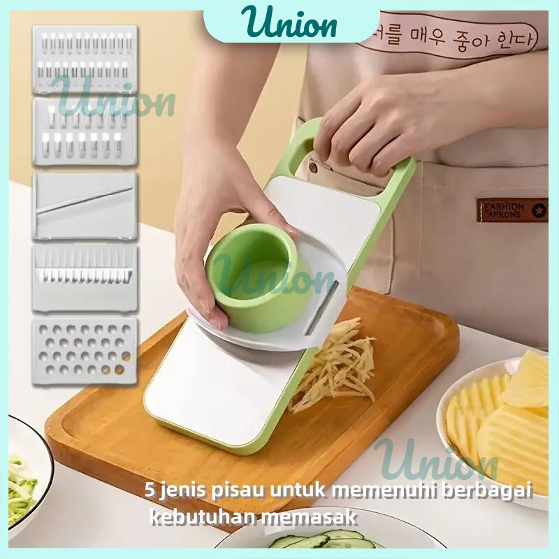Jual UM Parutan Sayur 6In1 / Pengiris Wortel Buah Sayur Kentang Praktis ...