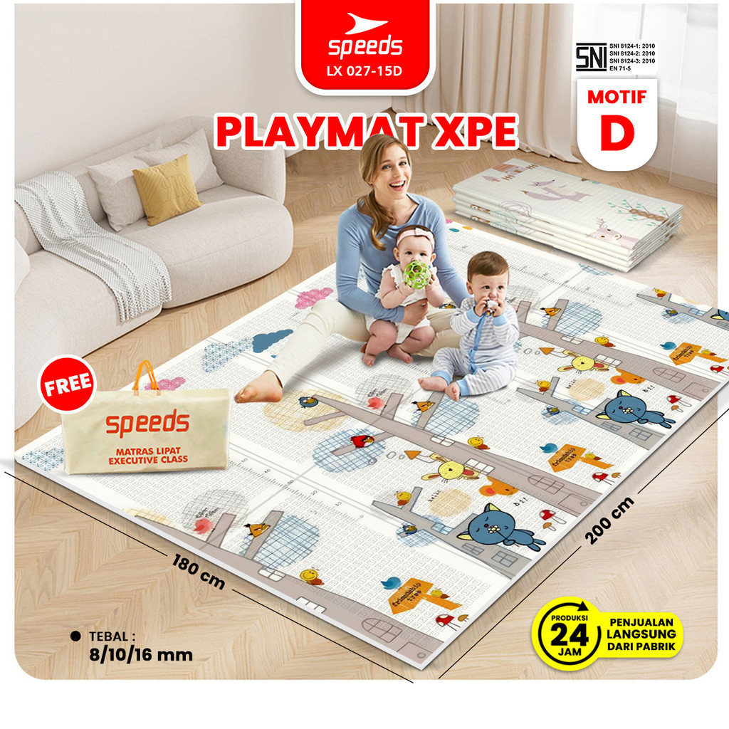 Jual SPEEDS New! Playmate Bayi Karpet Bayi Playmat High Quality XPE ...