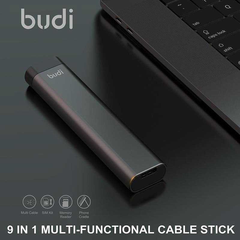 Jual ( BAYAR DI TEMPAT ) BUDI Cable Stick 9 in 1 Multifunctional USB TF ...