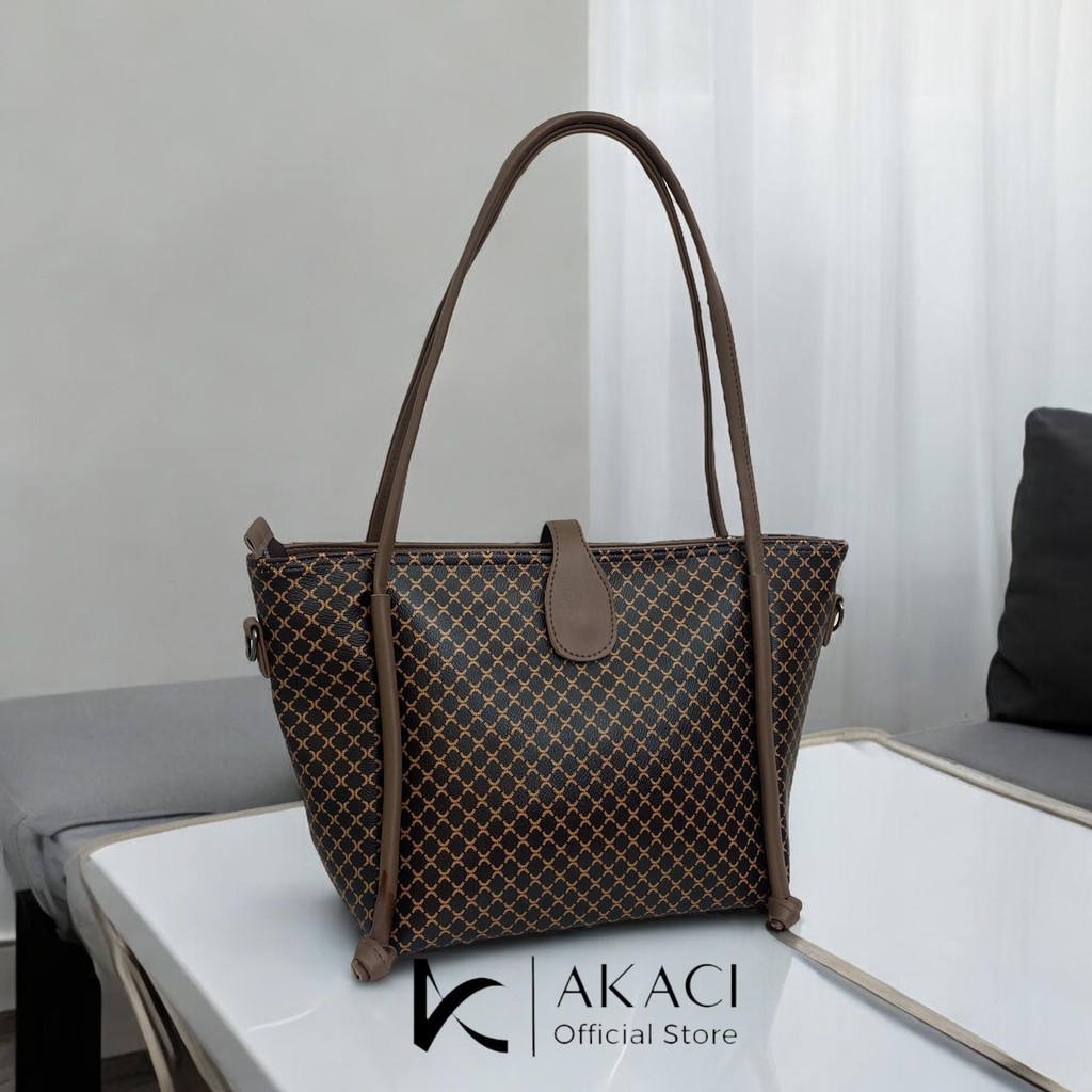 Jual Akaci Tas bahu tote bag DONNA TOTE 09-8305 bahan pvc sintetis 1 ...