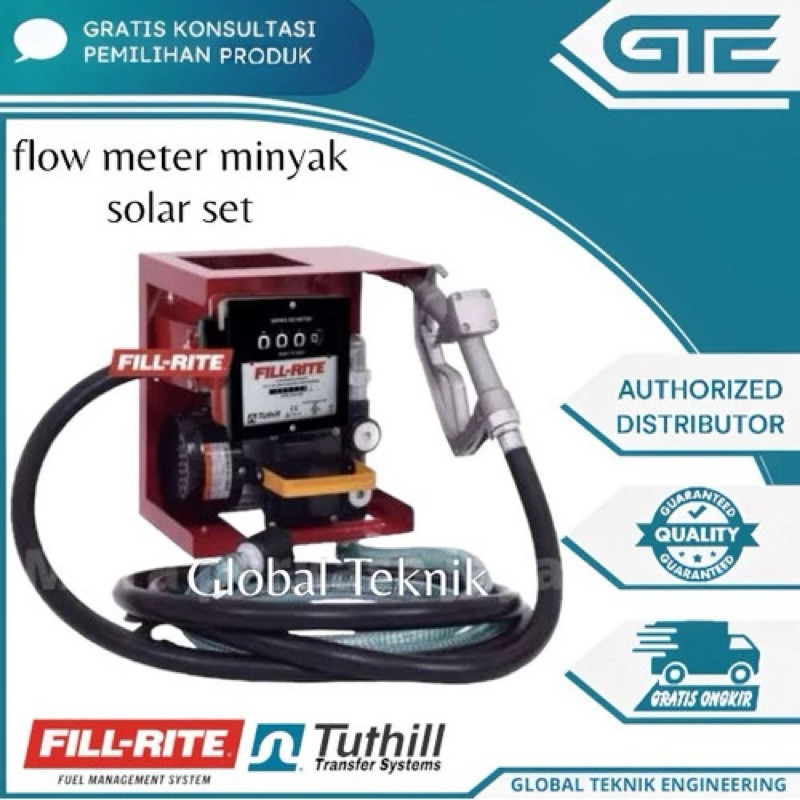 Jual Pompa Solar Pompa transfer BBM Fuel Transfer Pump FILL RITE 60LPM ...