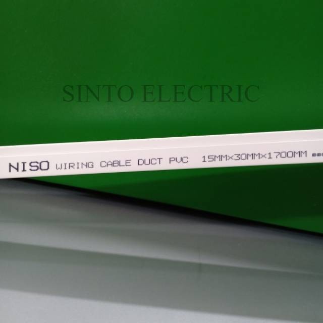 Jual Kabel Ducting Penutup Kabel Niso 15 x 30 x 1700 mm niso | Shopee ...