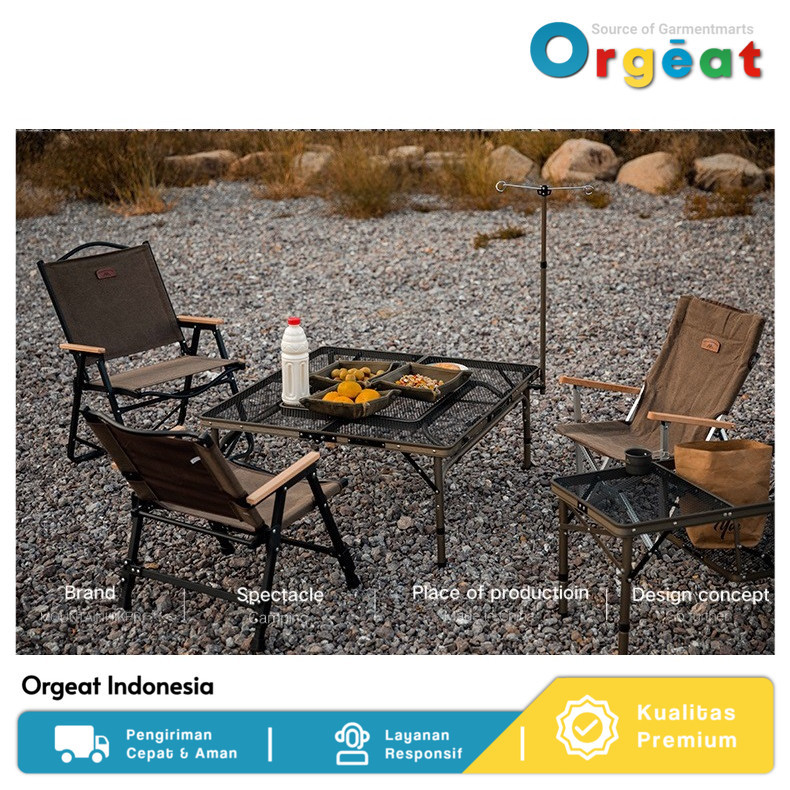 Jual Meja Lipat Masak BBQ Kombinasi Portable Camping Outdoor Meja Grill ...