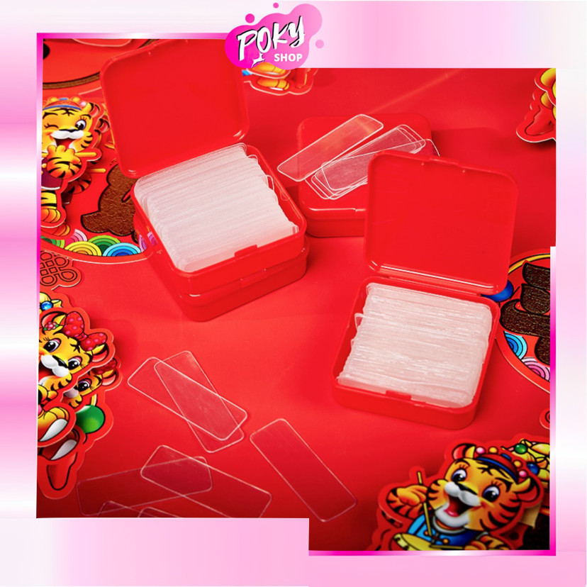 Jual POKY - 6374 Double Tape Transparan / Sticker Perekat Dua Sisi ...