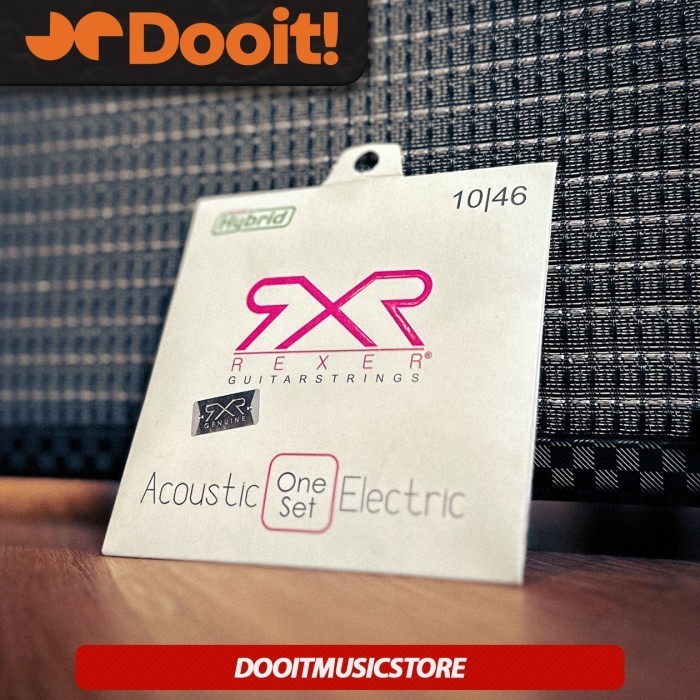 Jual REXER Hybrid Guitar Acoustic & Electric String Senar Gitar Akustik ...