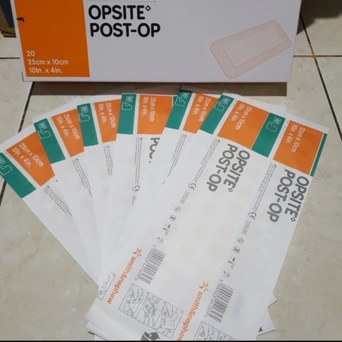 Jual Opsite Post OP Pembalut Perban Verban Luka Operasi Anti Air 25 x ...