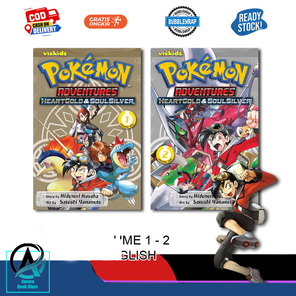 Jual Komik Pokémon Adventures: HeartGold and SoulSilver (Volume 1 - 2 ...