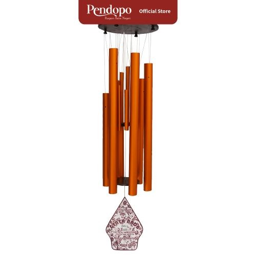 Jual Lonceng Angin Bali Besar - Orange Bel Angin Lonceng Gantung ...