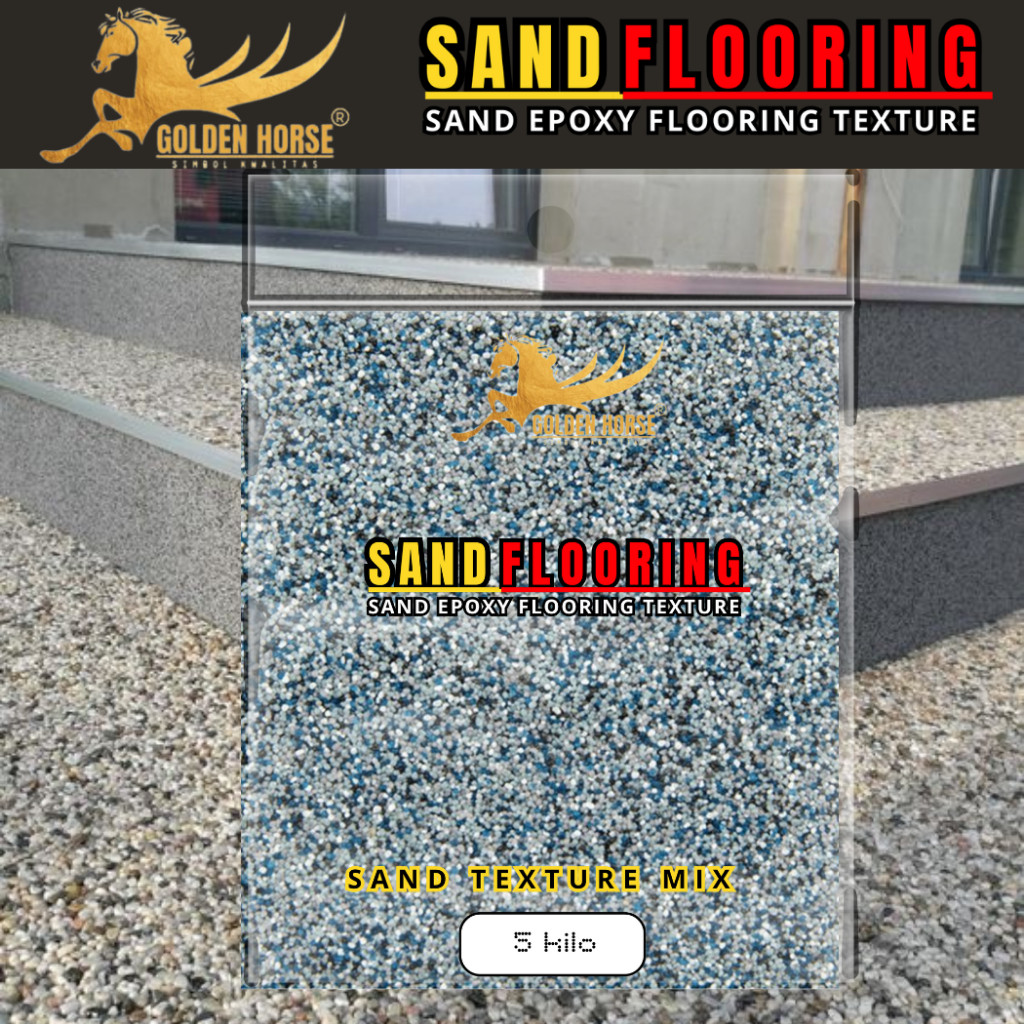 Jual Tambahan Pasir campuran epoxy lantai SAND FUSION TEXTURE 5 kg ...