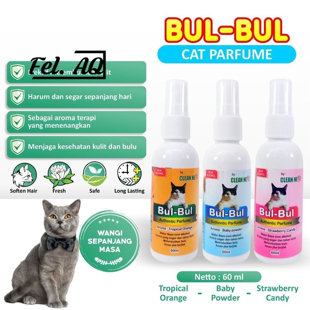 Jual Bul Bul BULBUL PARFUM Kucing kelinci anjing dog rabbit Cat Parfum ...