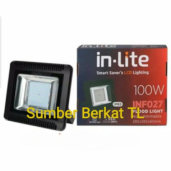 Jual Inlite Flood Light 100 Watt INF027 Lampu Sorot In-Lite 100W INF 027 | Shopee Indonesia