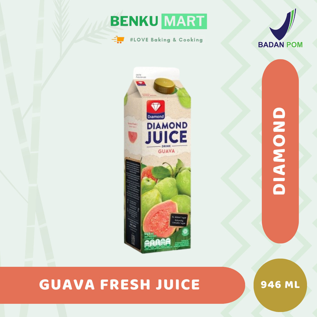 Jual DIAMOND JUICE GUAVA UNSWEET 946 ML - Jus Jambu | Shopee Indonesia