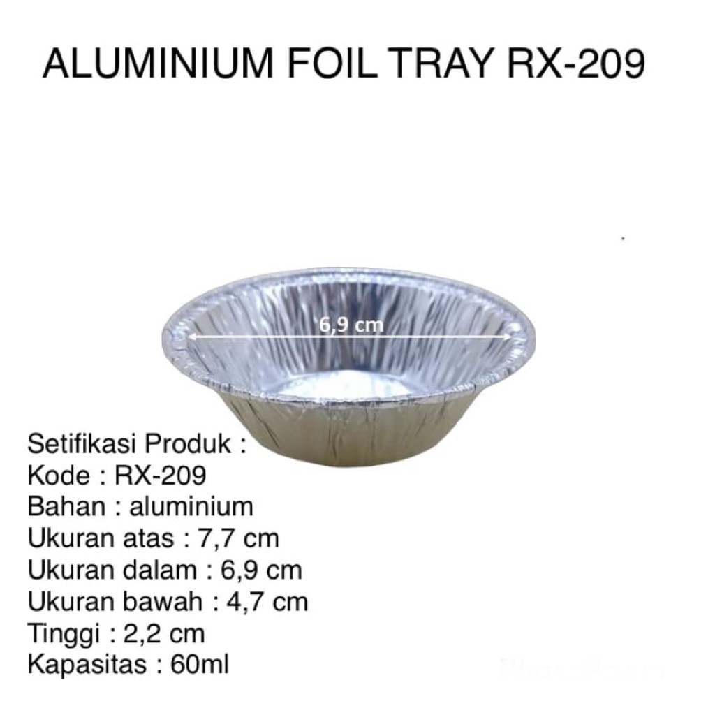 Jual Aluminium Tray RX-209 isi 100pcs | Shopee Indonesia