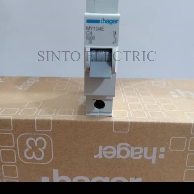 Jual HAGER MCB 4A single pole 1 Phase MY104E | Shopee Indonesia