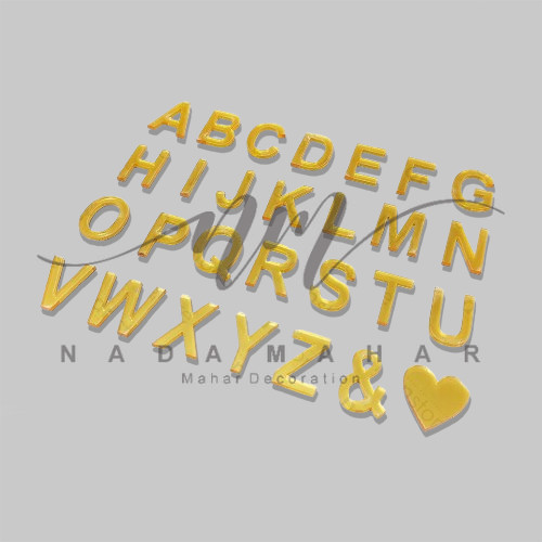 Jual T. 1,5 cm BIJIAN Abjad | Angka | Huruf | Inisial ( A - Z & / semua ...