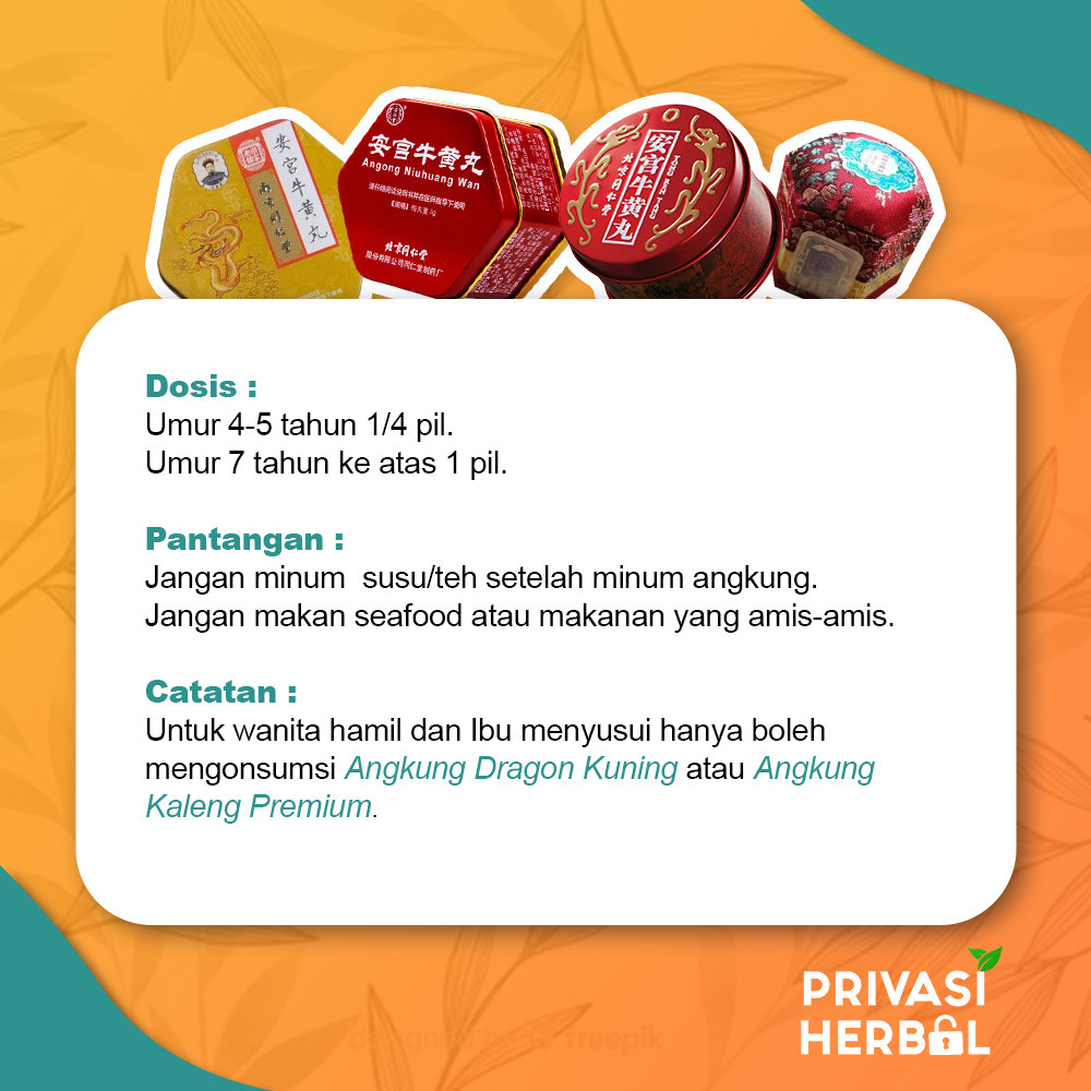 Jual PAKET HEMAT ANGKUNG KAIN ANGONG NIUHUANG WAN TONG REN TANG ...