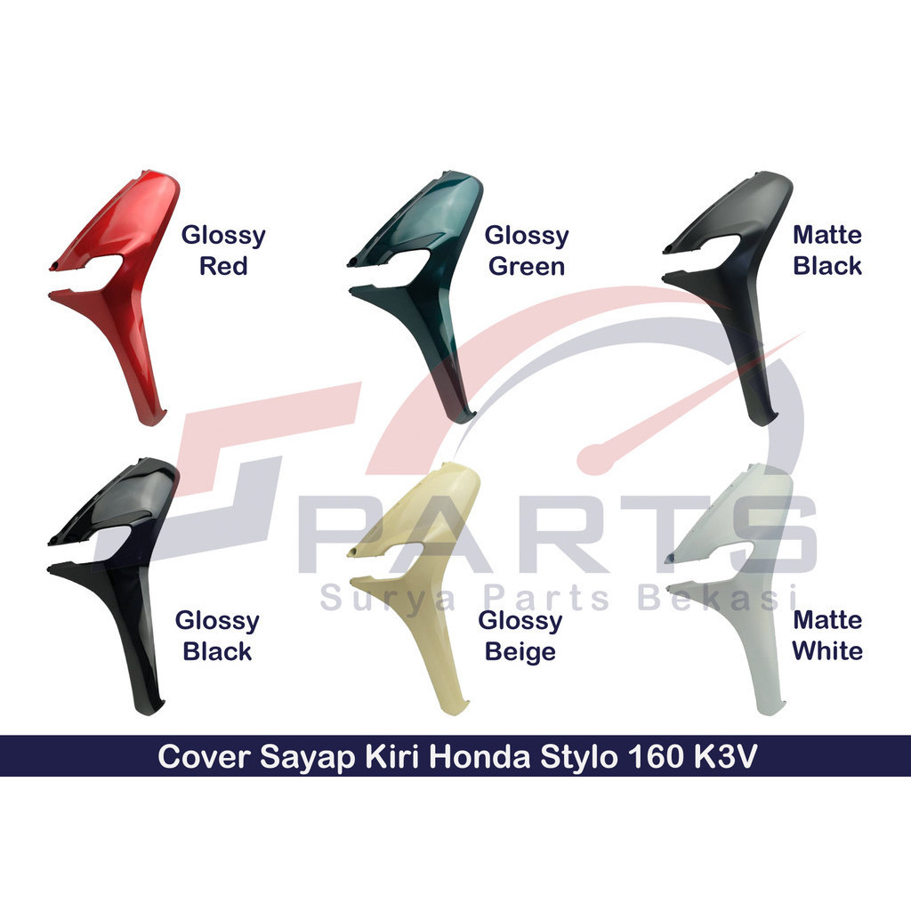 Jual Cover Sayap Kanan Sayap Depan Kiri Honda Stylo 160 K3V Original ...