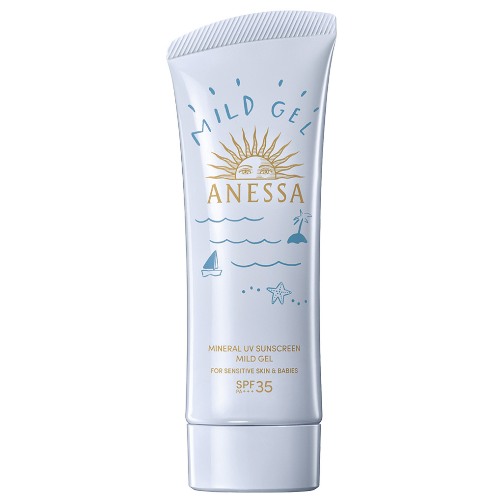 Jual ANESSA MINERAL UV SUNSCREEN MILD GEL SPF 35 PA+++ 90 GR | Shopee Indonesia