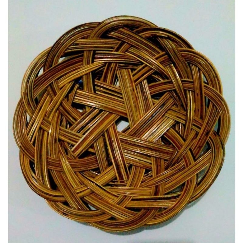 Jual MURAH MERIAH Piring Anyaman Lidi Grade A (isi 20pcs) Pernis Piring ...