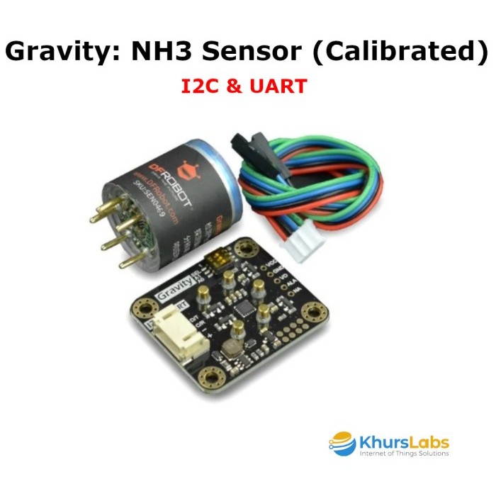 Jual Or99 DFRobot Gravity NH3 Sensor (Calibrated) - I2C & UART Sensor Amonia | Shopee Indonesia