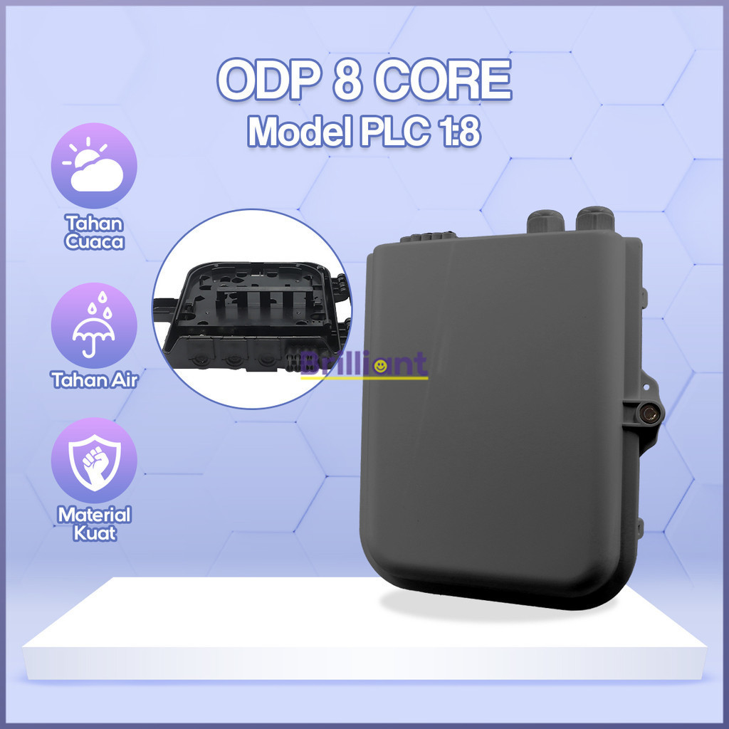 Jual 8 Core Model PLC 1/8 Optical Distribution Point Warna Random ...