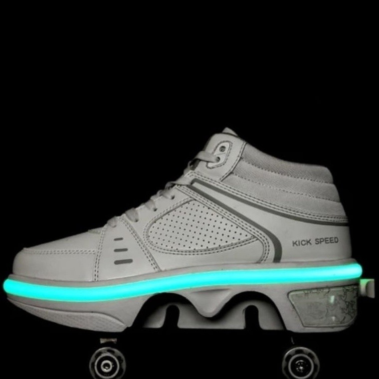 Jual Kick Roller shoes 4 roda sepatu roda anak model sneaker pria dan ...