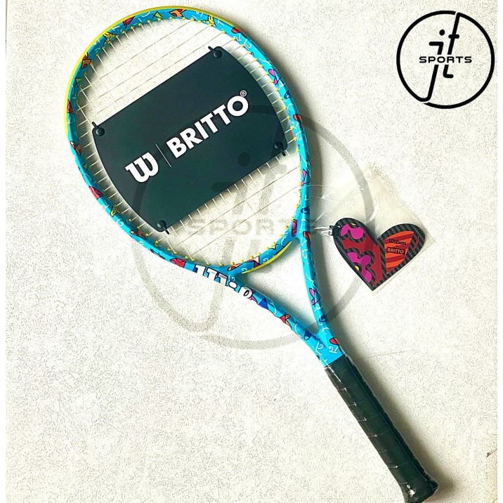 Jual Raket Tenis Wilson Ultra 100 V4 Britto 100" 300g Tennis Racket ...