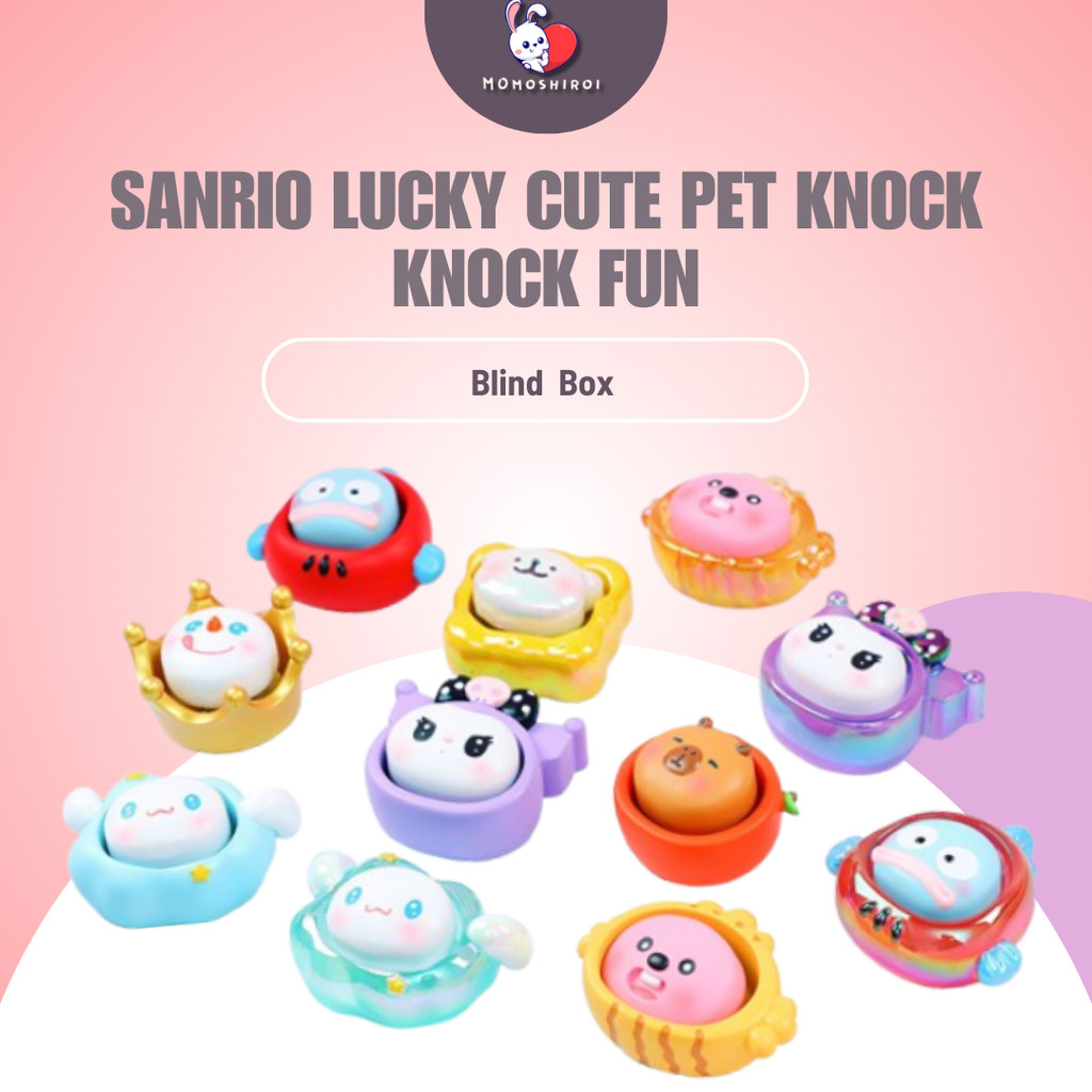 Jual 1083-15 - Blindbox Figure Sanrio Lucky Cute Pet Knocking Music ...