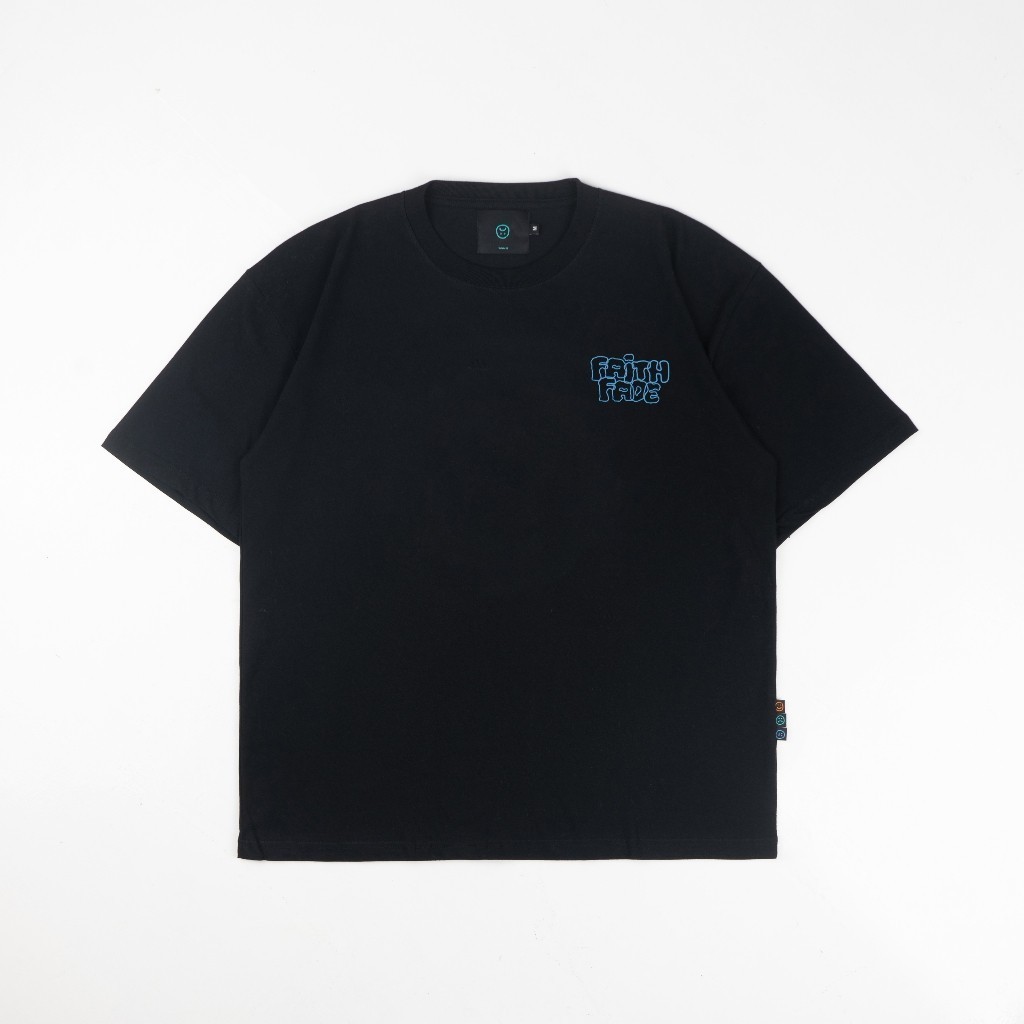 Jual FAITH FADE Chaotic Life - Cloud Logo Oversized Tee (Black) Kaos T ...