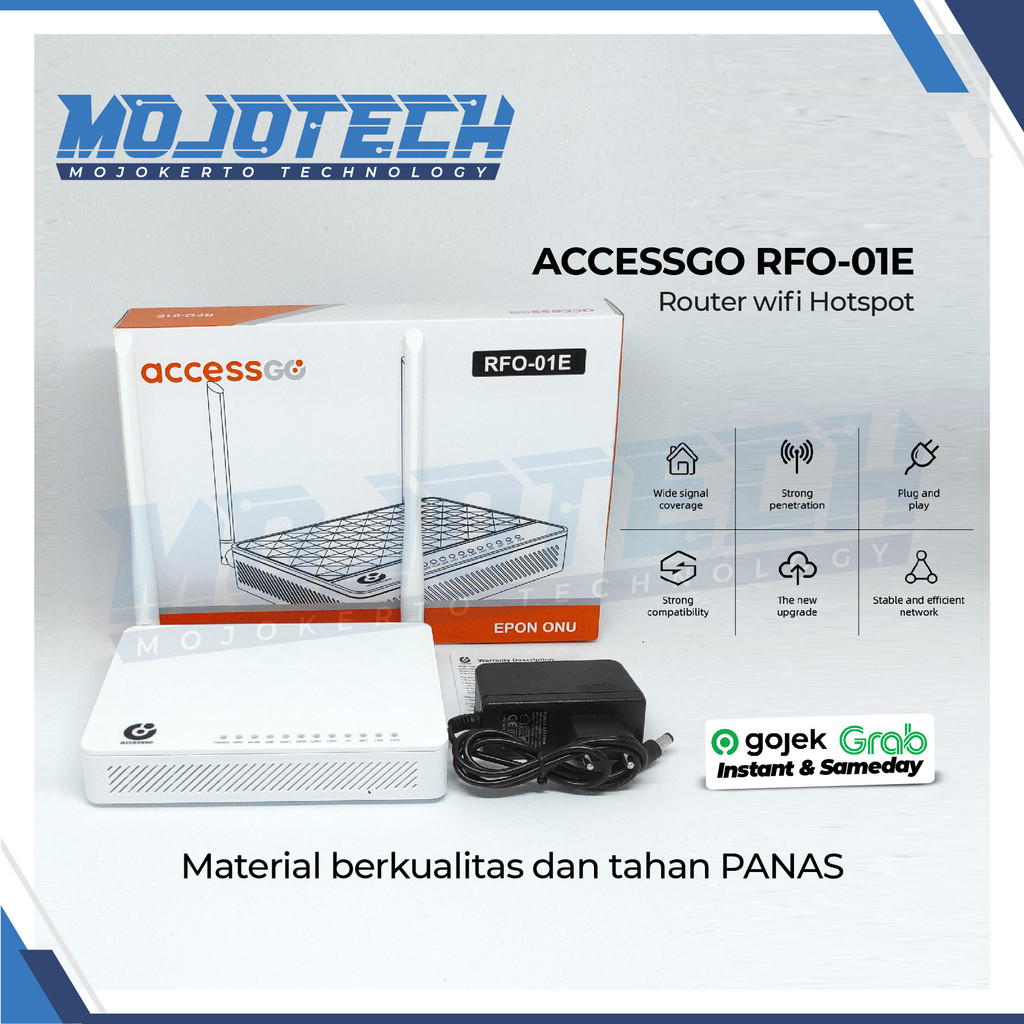 Jual ROUTER WIFI ACCESSGO RFO-01E ONU EPON 1GE 3FE 1VOIP 2.4G WLAN ...