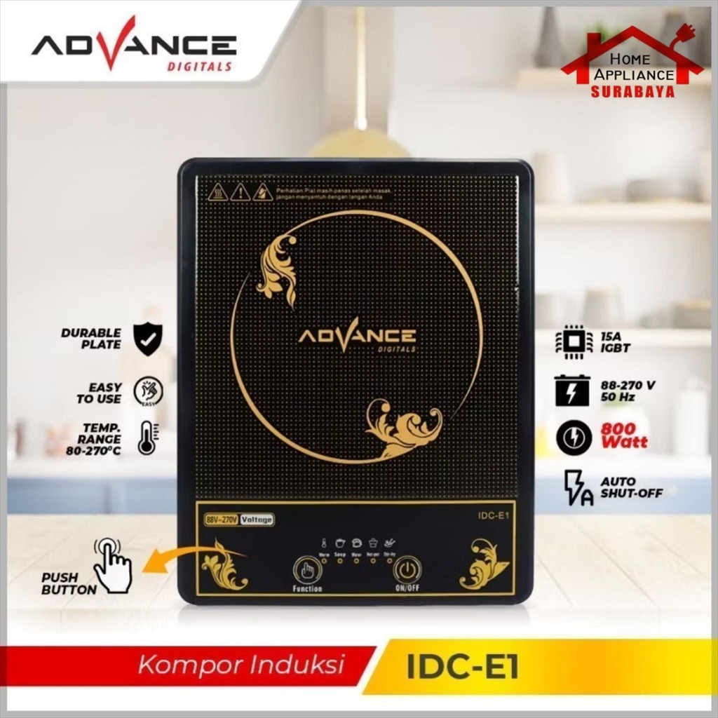Jual ADVANCE Induction Cooker - Kompor Listrik Induksi Low Watt IDC-E1 ...