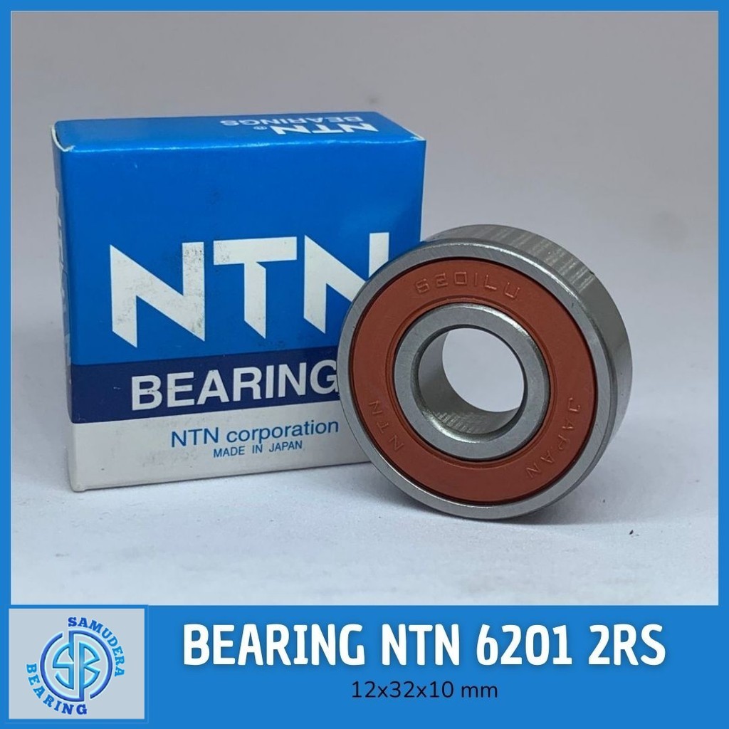 Jual Bearing Laher NTN 6201 2RS Japan Laker Klaher Tutup Karet Dua Sisi | Shopee Indonesia